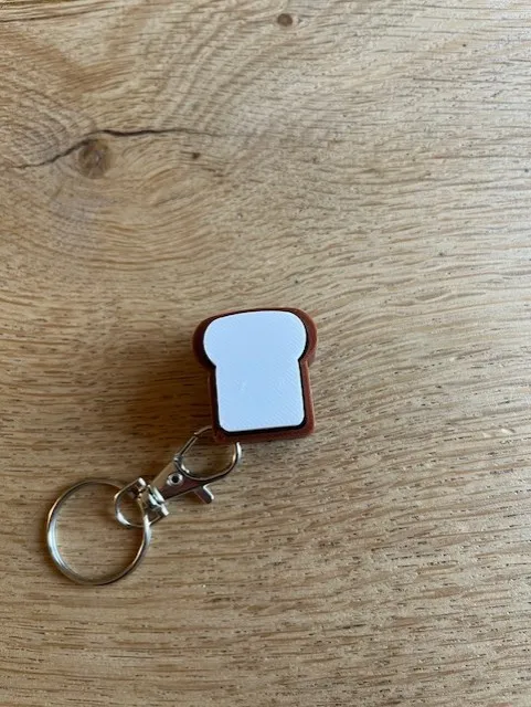 Bread fidget clicker keychain by user_3147426187MakerWorld: Download ...