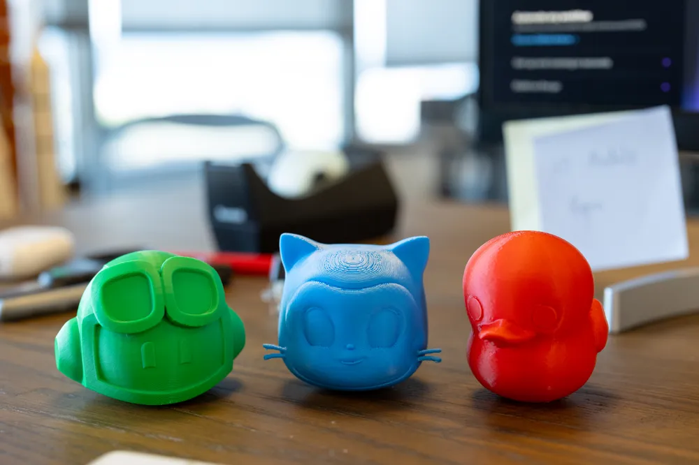 Octoprints - The GitHub Mascots in Multicolor - Free 3D Print Model ...