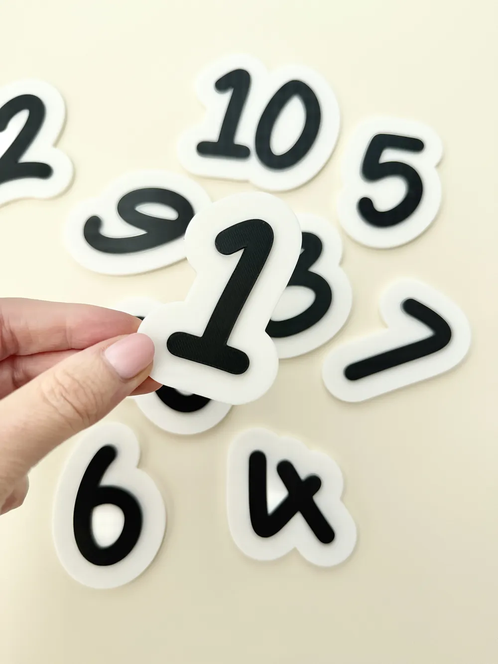 Double Layer Numbers | Cake Topper Number 1-10 by Pretty Box MakerWorld ...