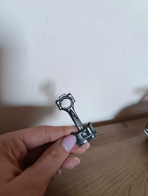 piston keychain - Free 3D Print Model - MakerWorld