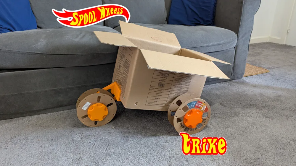 Spool Wheels - Card Spool Car Kit by Designs by Davyd MakerWorld ...