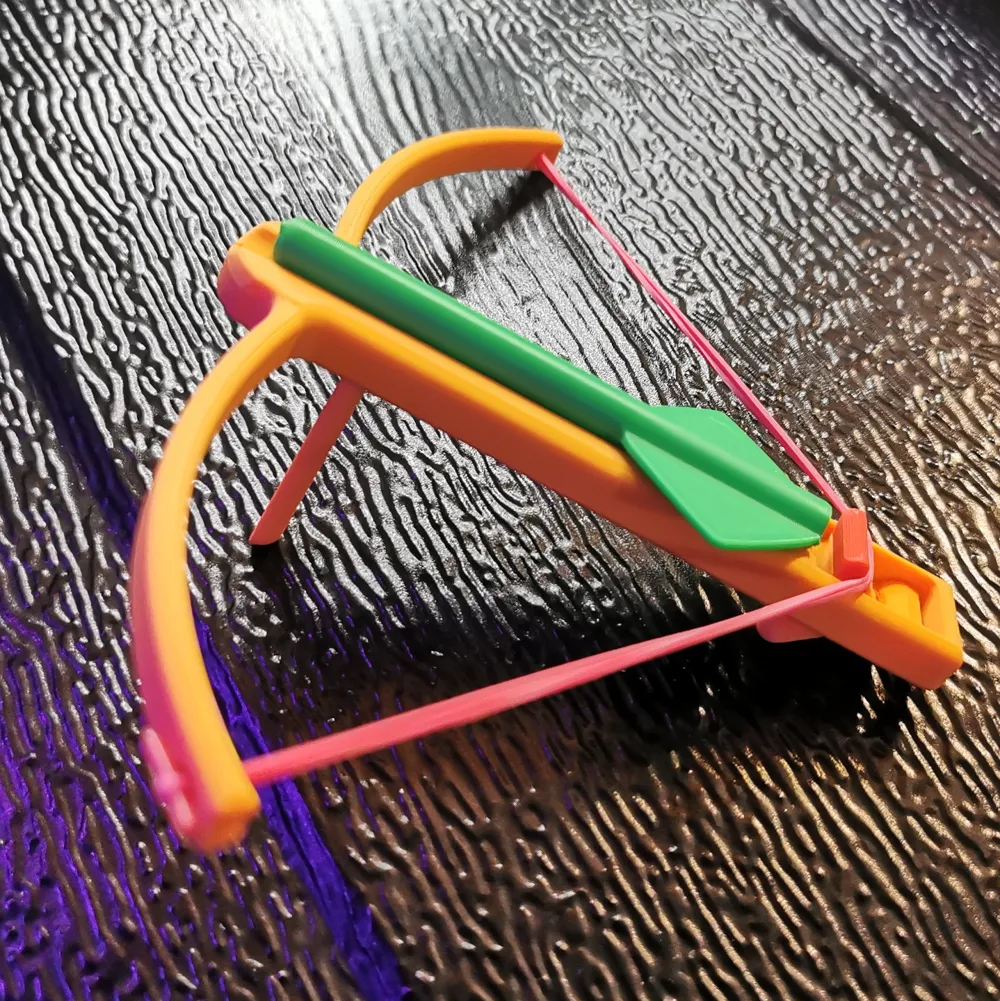 Rubber Band Crossbow - Print In Place - Easy Print by Zurlingo-3D ...
