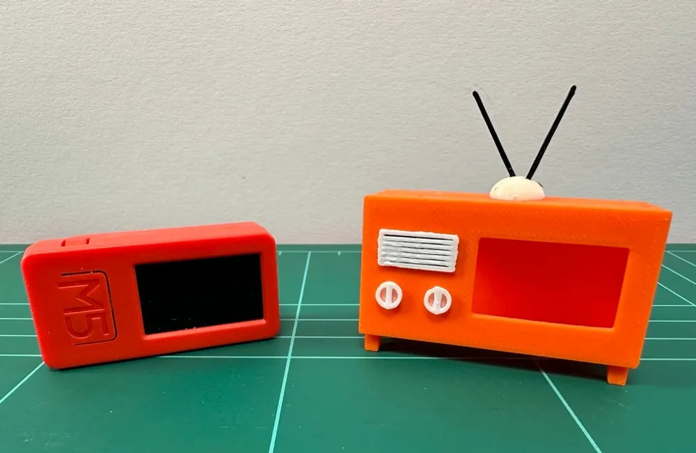 M5Stick C Plus TV Case by Prilchen.de - MakerWorld