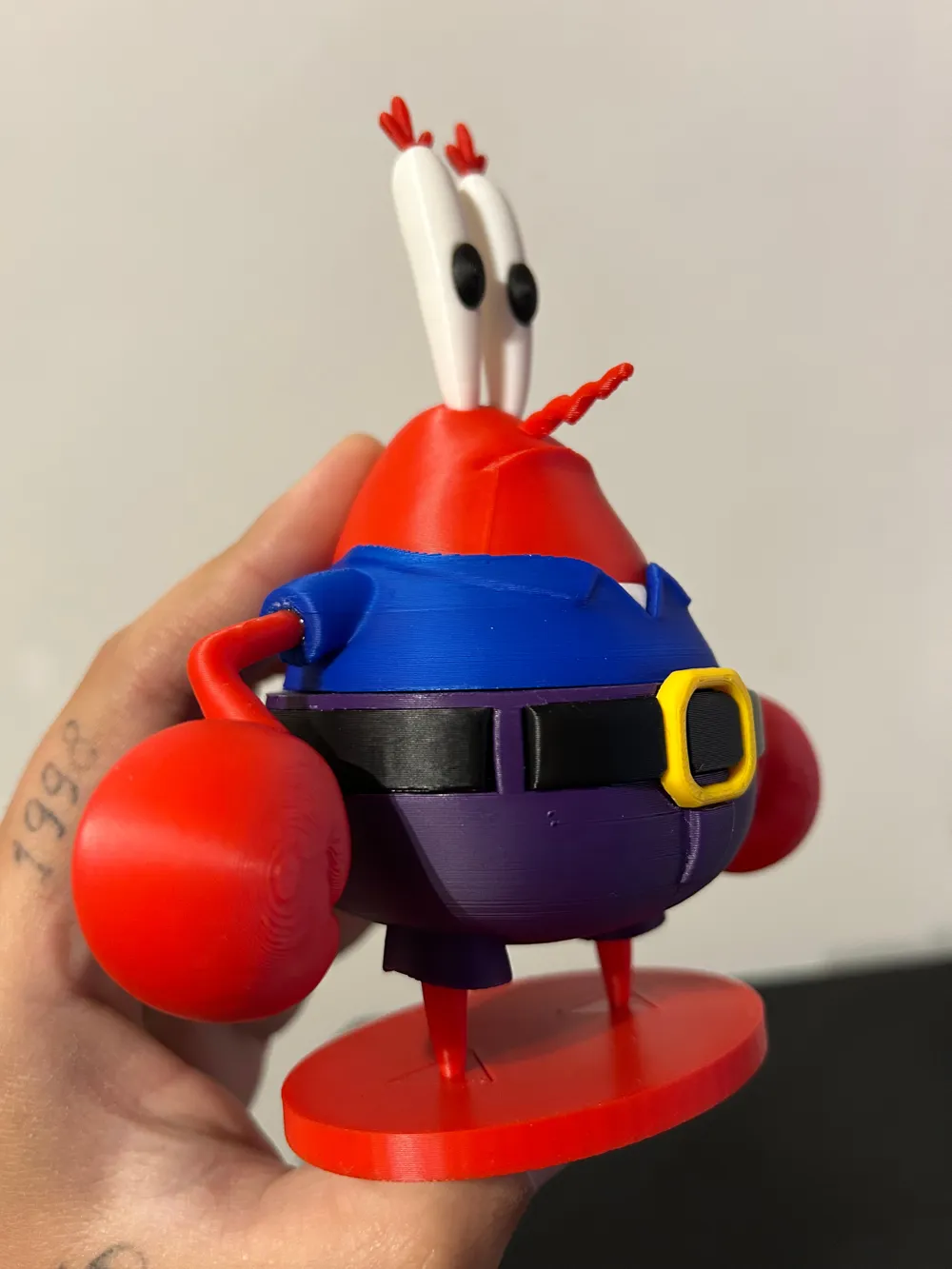 Mr. Krab - No AMS - Spongebob toy - Action figure - Free 3D Print Model ...