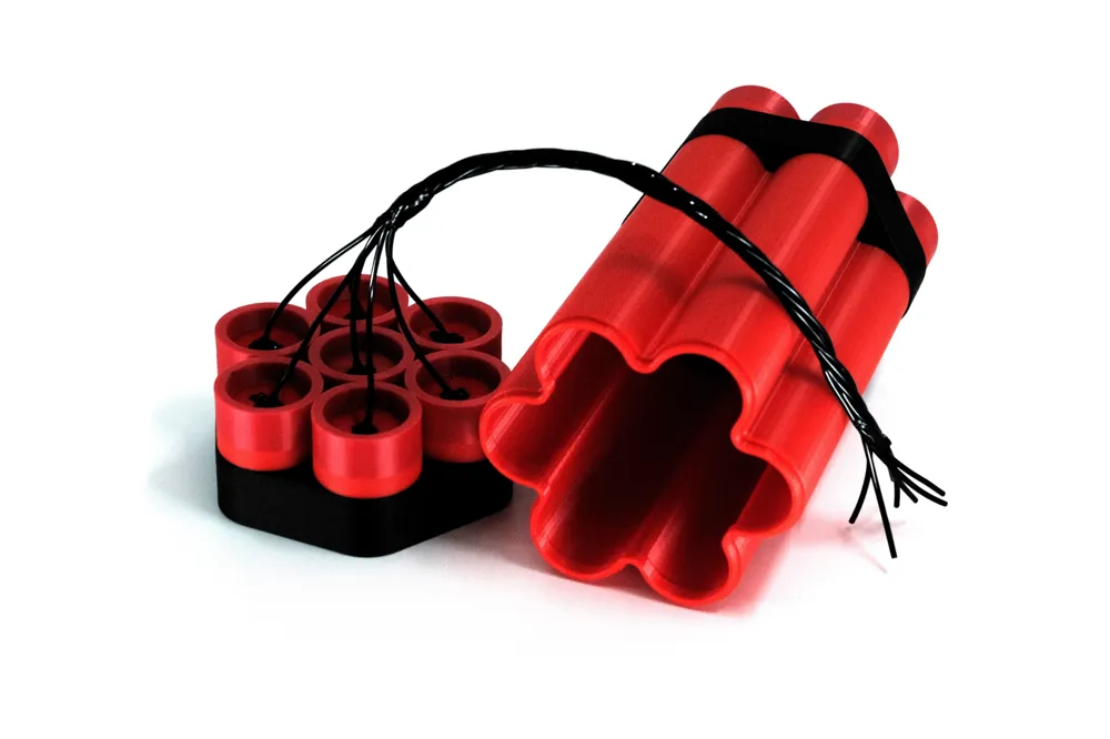 Dynamite Sticks Container by Sakul - MakerWorld