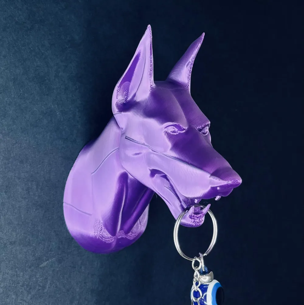 Dog wall mounted decoration key holder organizer by Rei BauMakerWorld ...