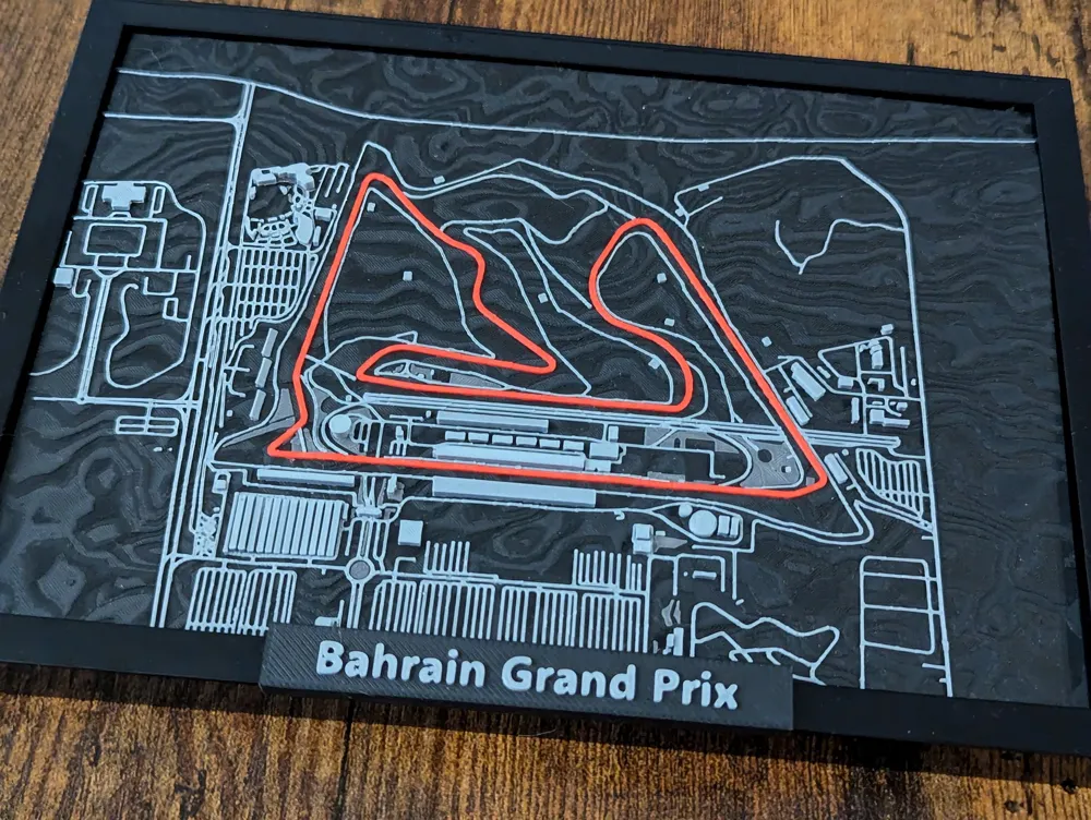 Bahrain Circuit 3D Miniature by jarvizar MakerWorld: Download Free 3D ...