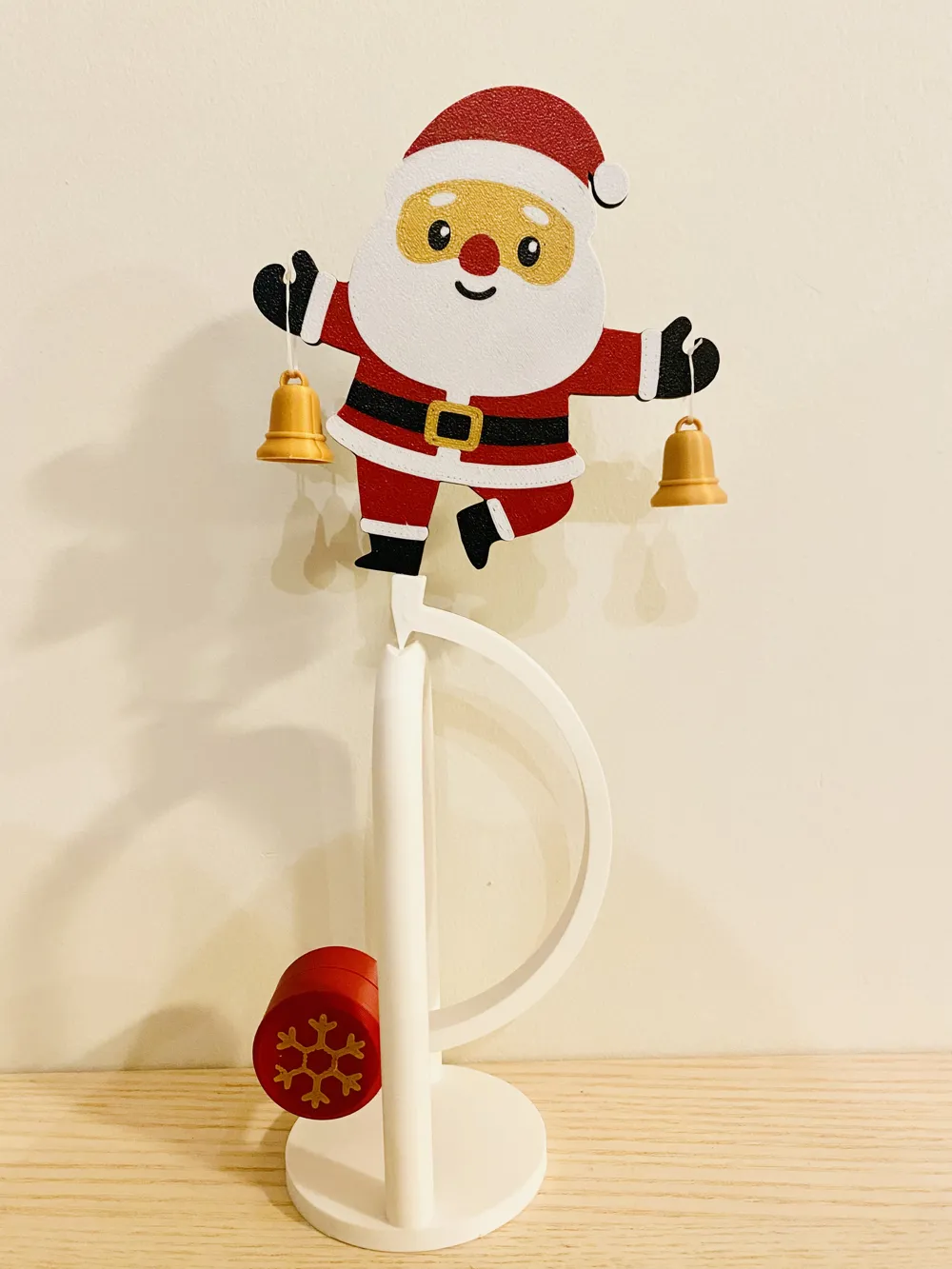 Dancing Santa Claus balance toy (by Q_Craft) by Q_Craft MakerWorld ...