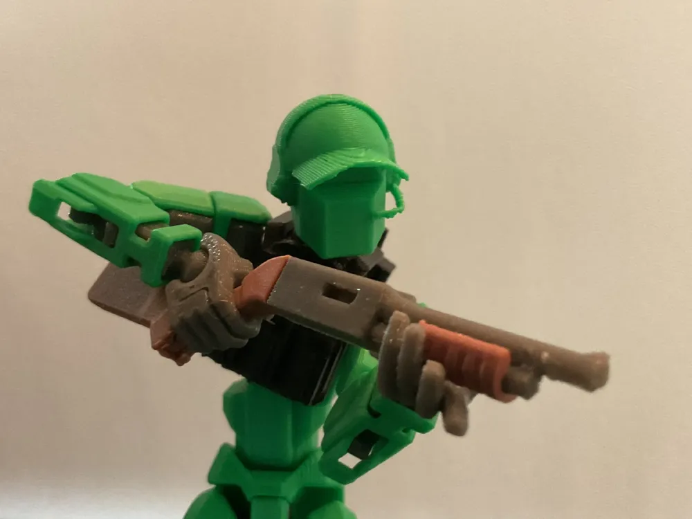 Working Double Barrel and Pump Shotguns Dummy 13 - Free 3D Print Model ...