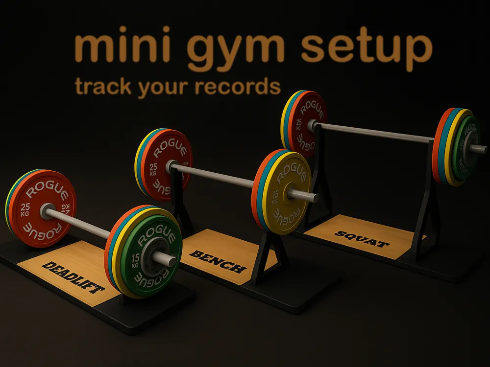 mini gym setup - Free 3D Print Model - MakerWorld