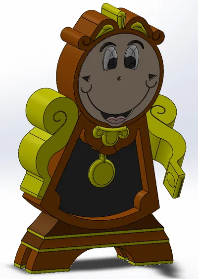 Cogsworth - Real clock by Cios85 MakerWorld: Download Free 3D Models