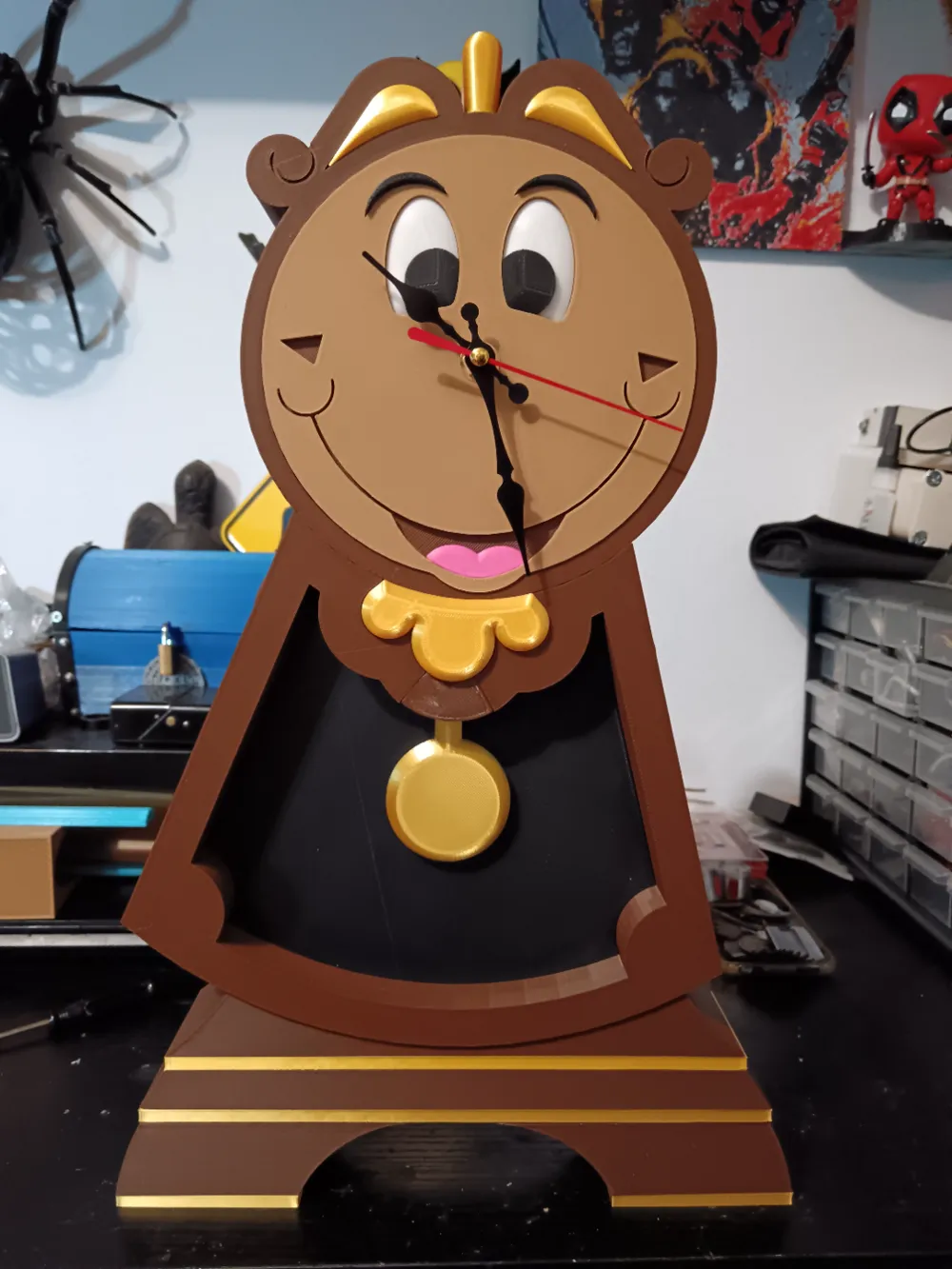 Cogsworth - Real clock - Free 3D Print Model - MakerWorld