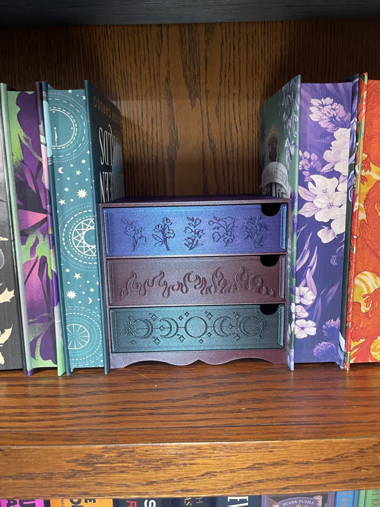 ACOTAR Inspired Bookshelf Dresser Large 3-Drawer by Pages & Projects ...