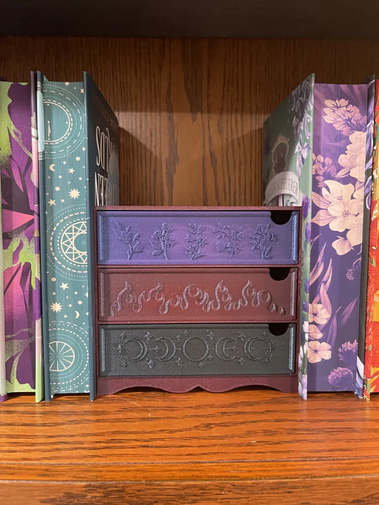ACOTAR Inspired Bookshelf Dresser Large 3-Drawer by Pages & Projects ...
