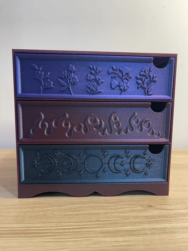 ACOTAR Inspired Bookshelf Dresser Large 3-Drawer by Pages & Projects ...