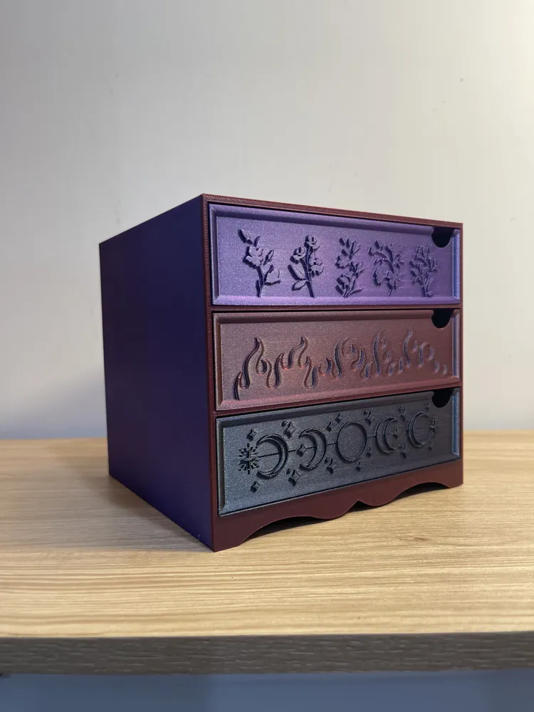 ACOTAR Inspired Bookshelf Dresser Large 3-Drawer by Pages & Projects ...