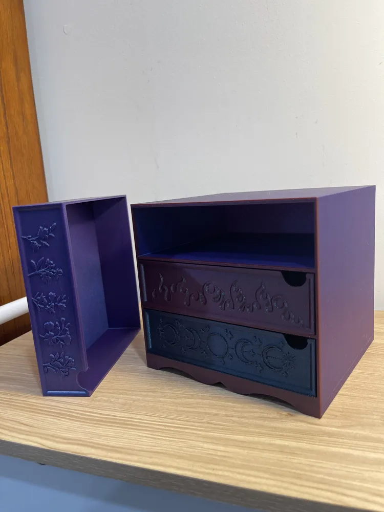 ACOTAR Inspired Bookshelf Dresser Large 3-Drawer by Pages & Projects ...