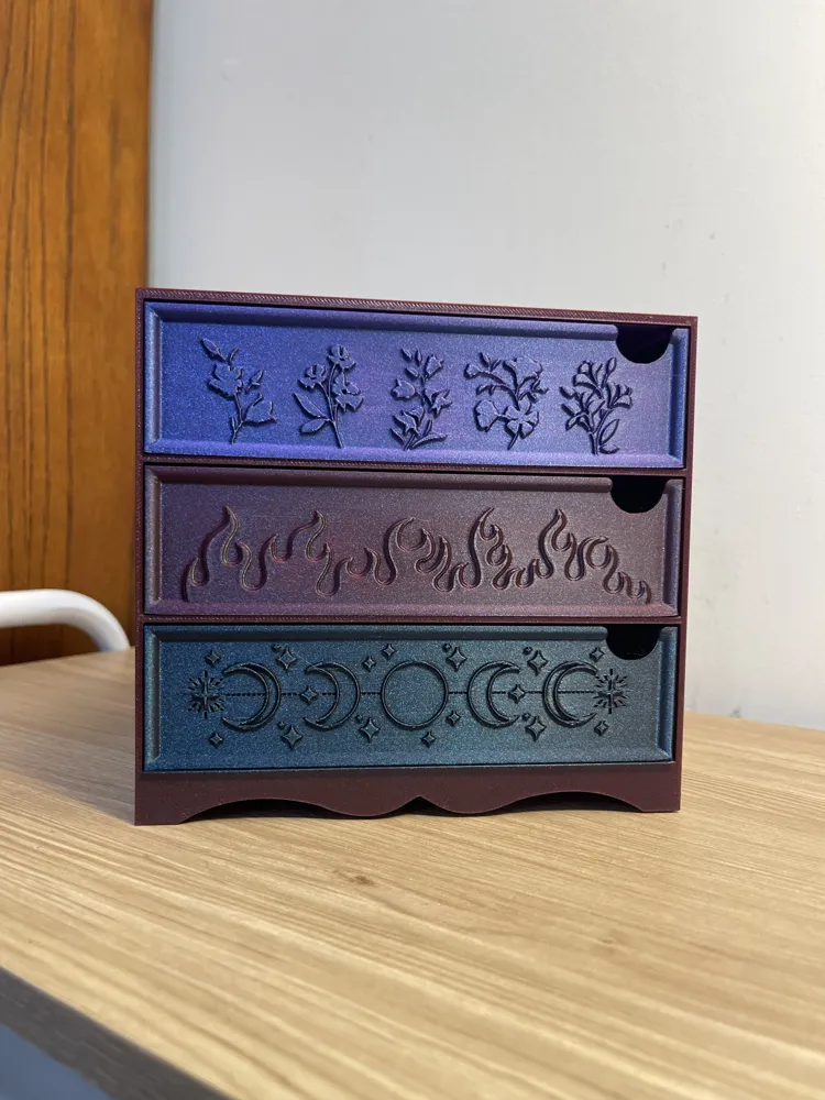 ACOTAR Inspired Bookshelf Dresser Large 3-Drawer by Pages & Projects ...