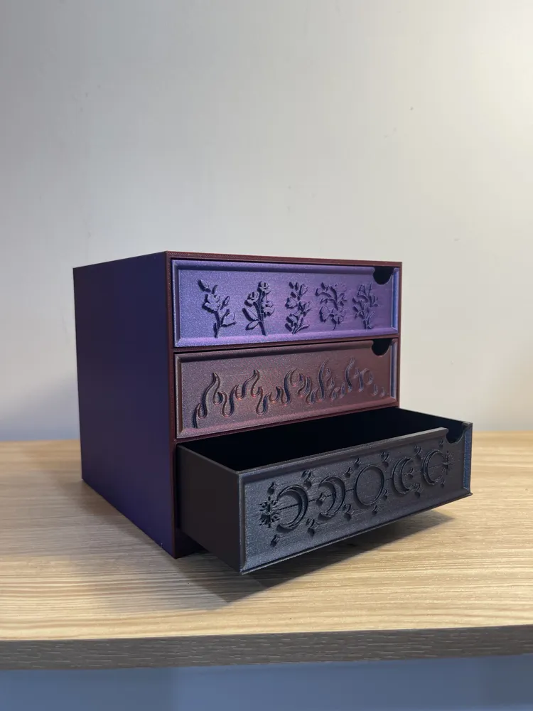 ACOTAR Inspired Bookshelf Dresser Large 3-Drawer by Pages & Projects ...