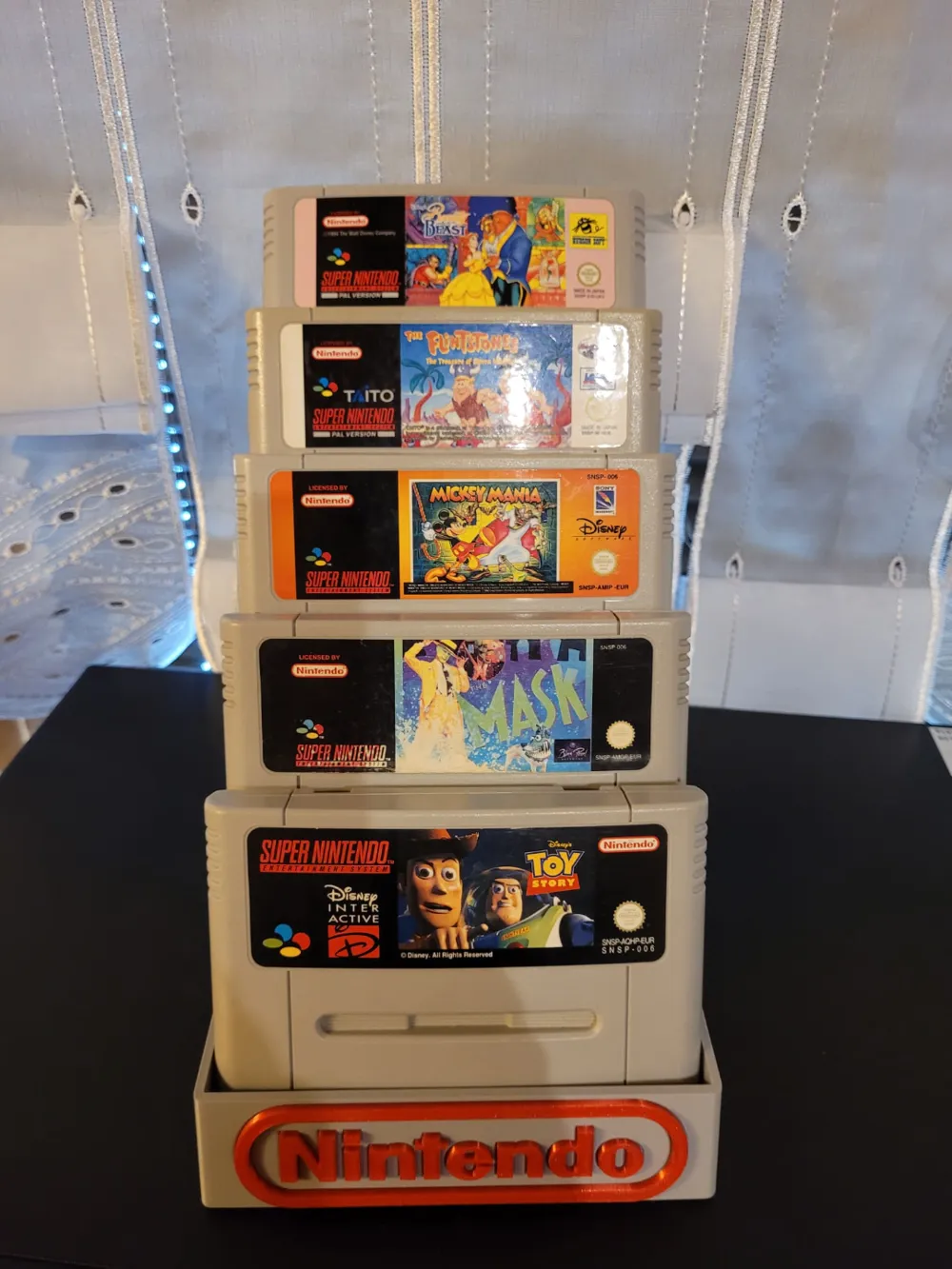 Super Nintendo game holder - Free 3D Print Model - MakerWorld