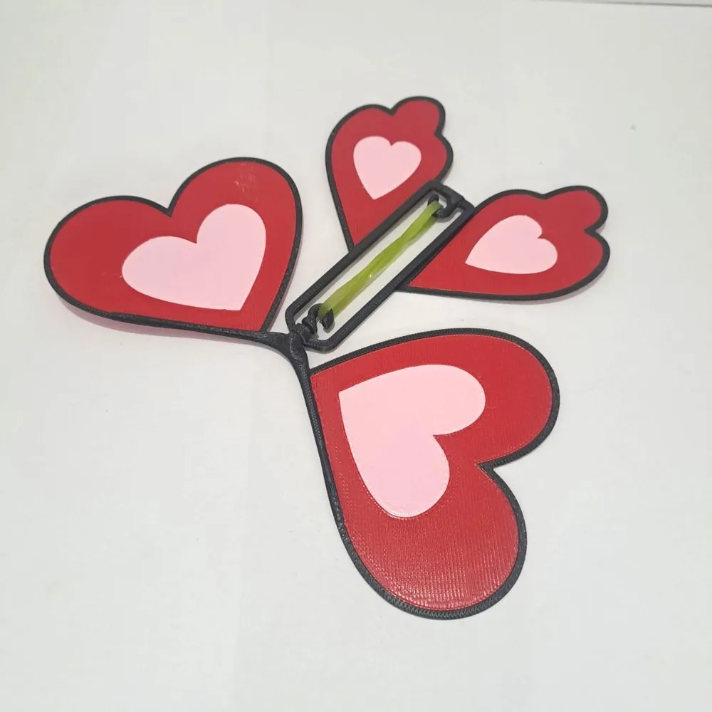 valentine butterfly - Free 3D Print Model - MakerWorld