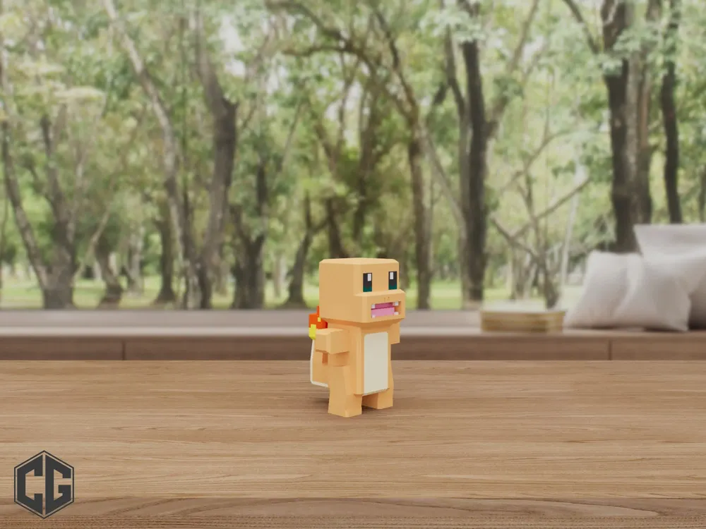 Charmander Pokemon Multicolor - Free 3D Print Model - MakerWorld