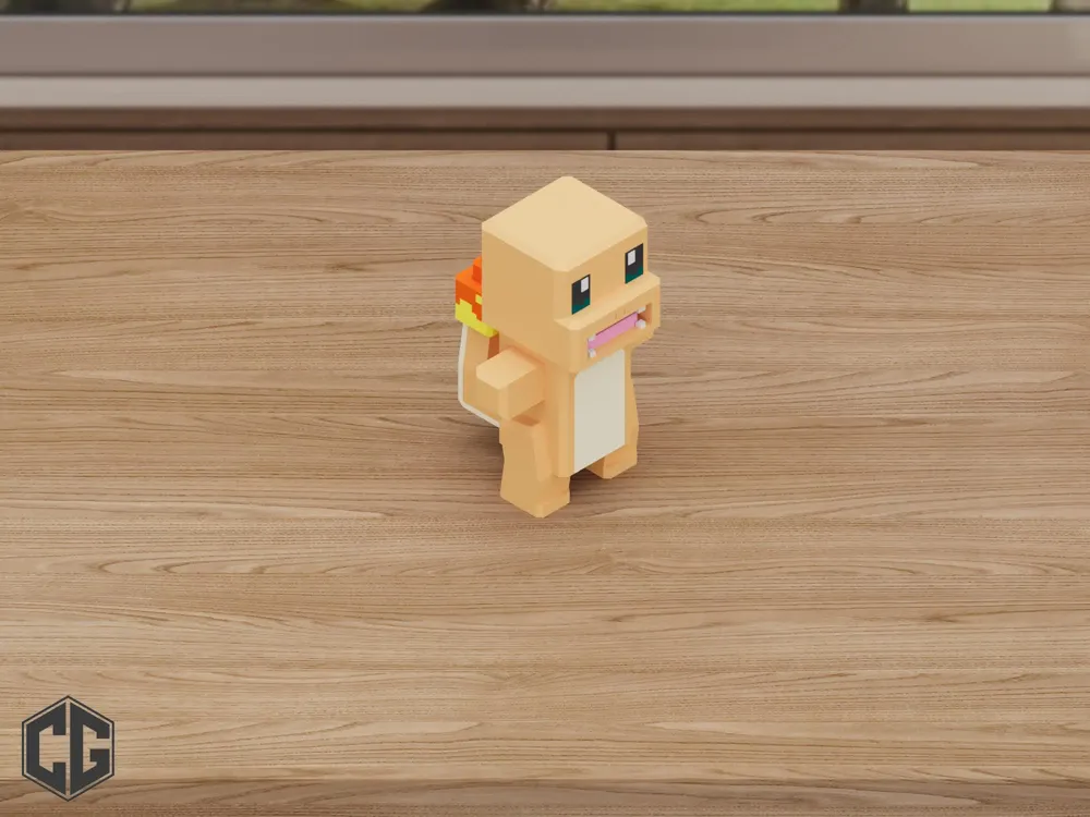 Charmander Pokemon Multicolor - Free 3D Print Model - MakerWorld
