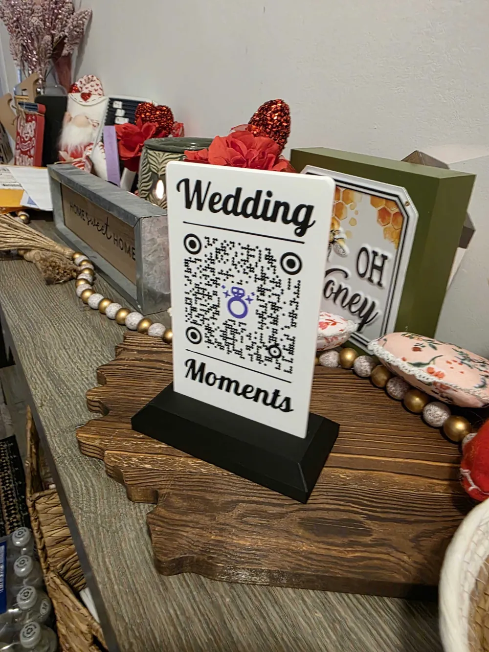 Customizable QR Code Sign (NFC & Frame Optional) - MakerWorld 3D Model ...