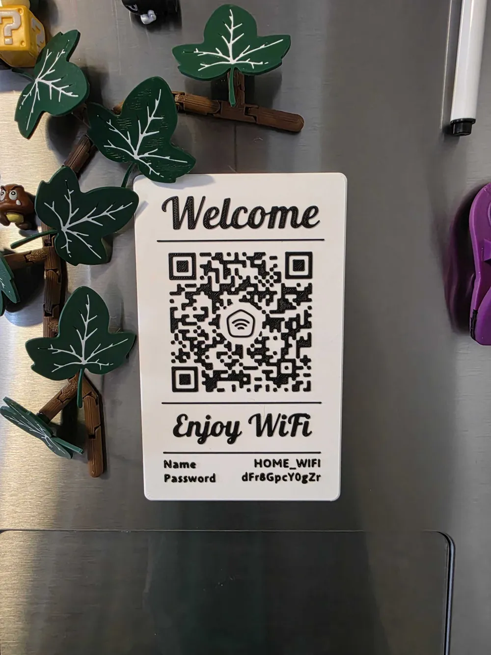 Customizable QR Code Sign (NFC & Frame Optional) - MakerWorld 3D Model ...