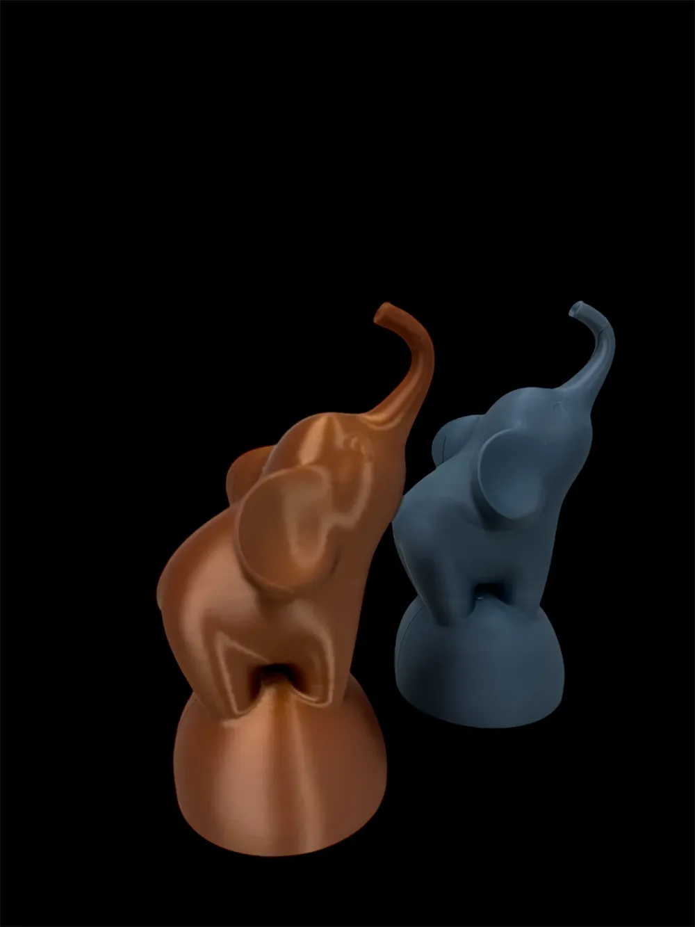Friendship Elephants - Symbolic Couple by makerlampit MakerWorld: Download Free 3D Models