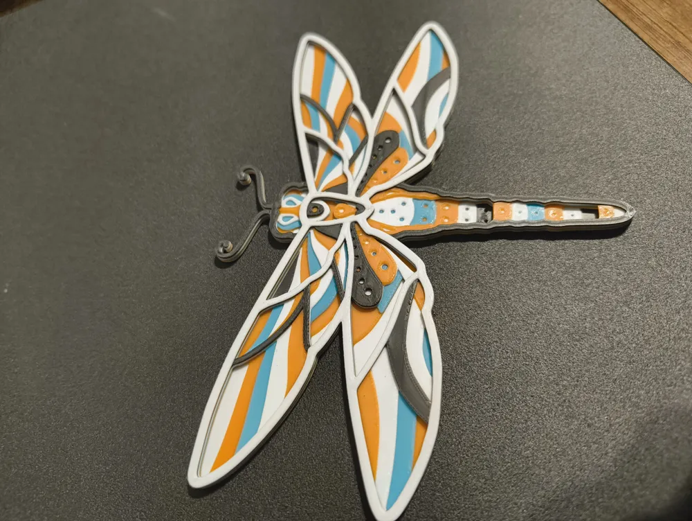 Customizable Dragonfly by LayerAtATime MakerWorld: Download Free 3D Models