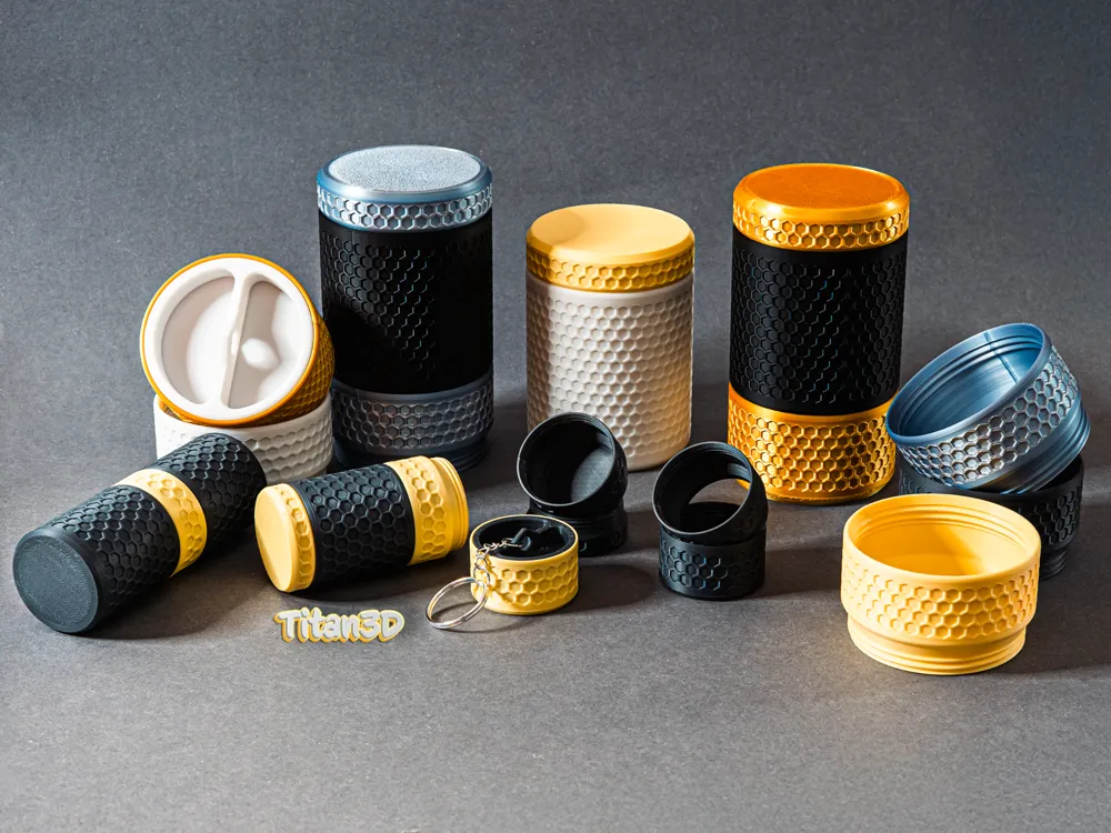 Stackable Modular Container 40mm, 70mm - Free 3D Print Model - MakerWorld