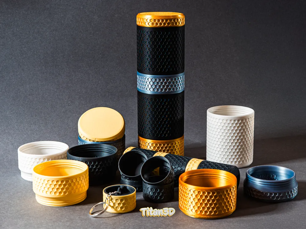 Stackable Modular Container 40mm, 70mm by Titan3D MakerWorld: Download ...