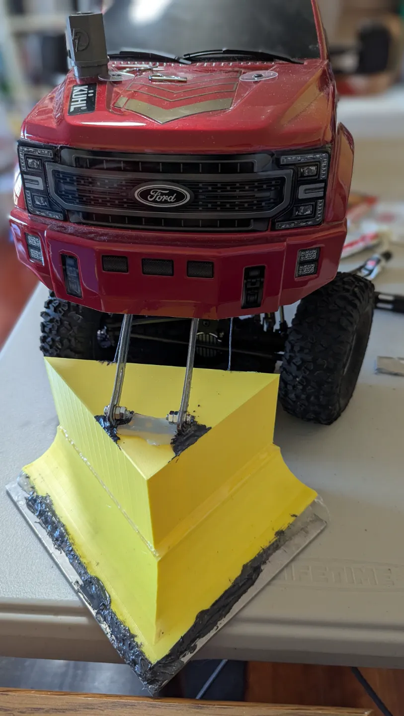 Universal rc snow plow/ v-plow by BC prints - MakerWorld