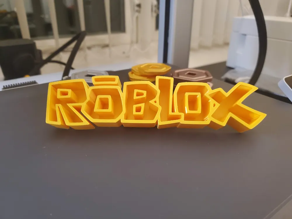 ROBLOX Logo – Desk Display / Gamer Decor by UP 3D MakerWorld: Download ...