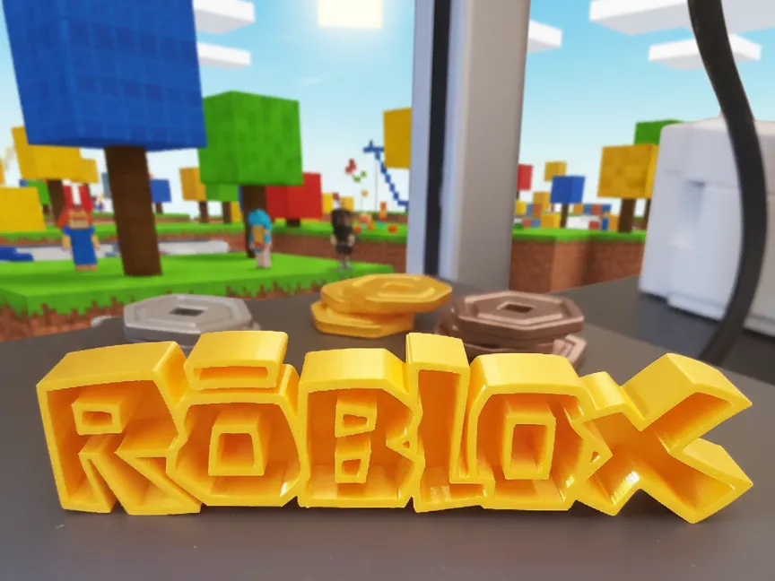 ROBLOX Logo – Schreibtisch-Display / Gamer-Deko von UP 3D MakerWorld ...