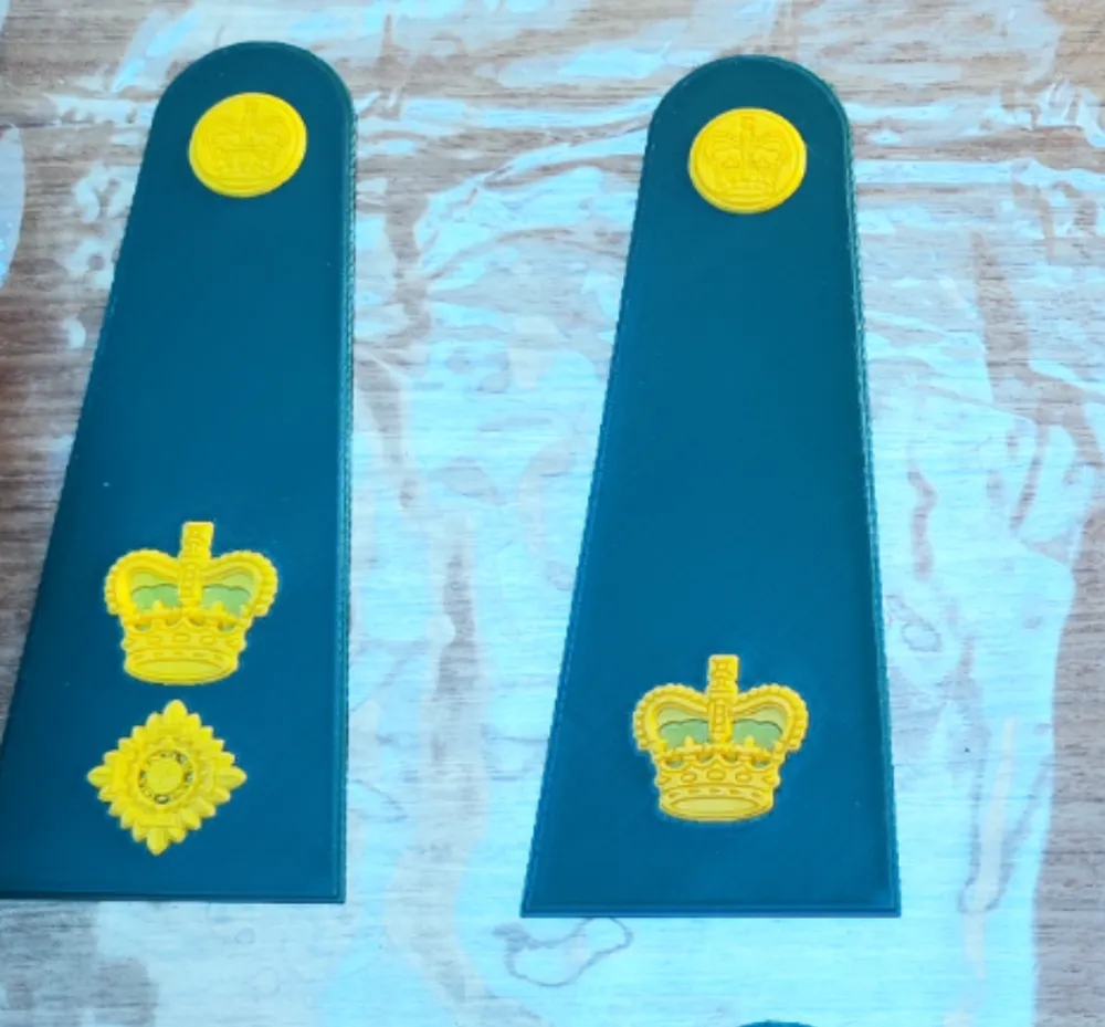 British Army Ranks Major & Colonel by anewton - MakerWorld