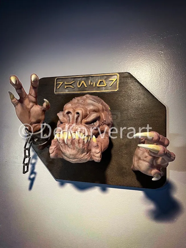 Rancor wall mount - Free 3D Print Model - MakerWorld
