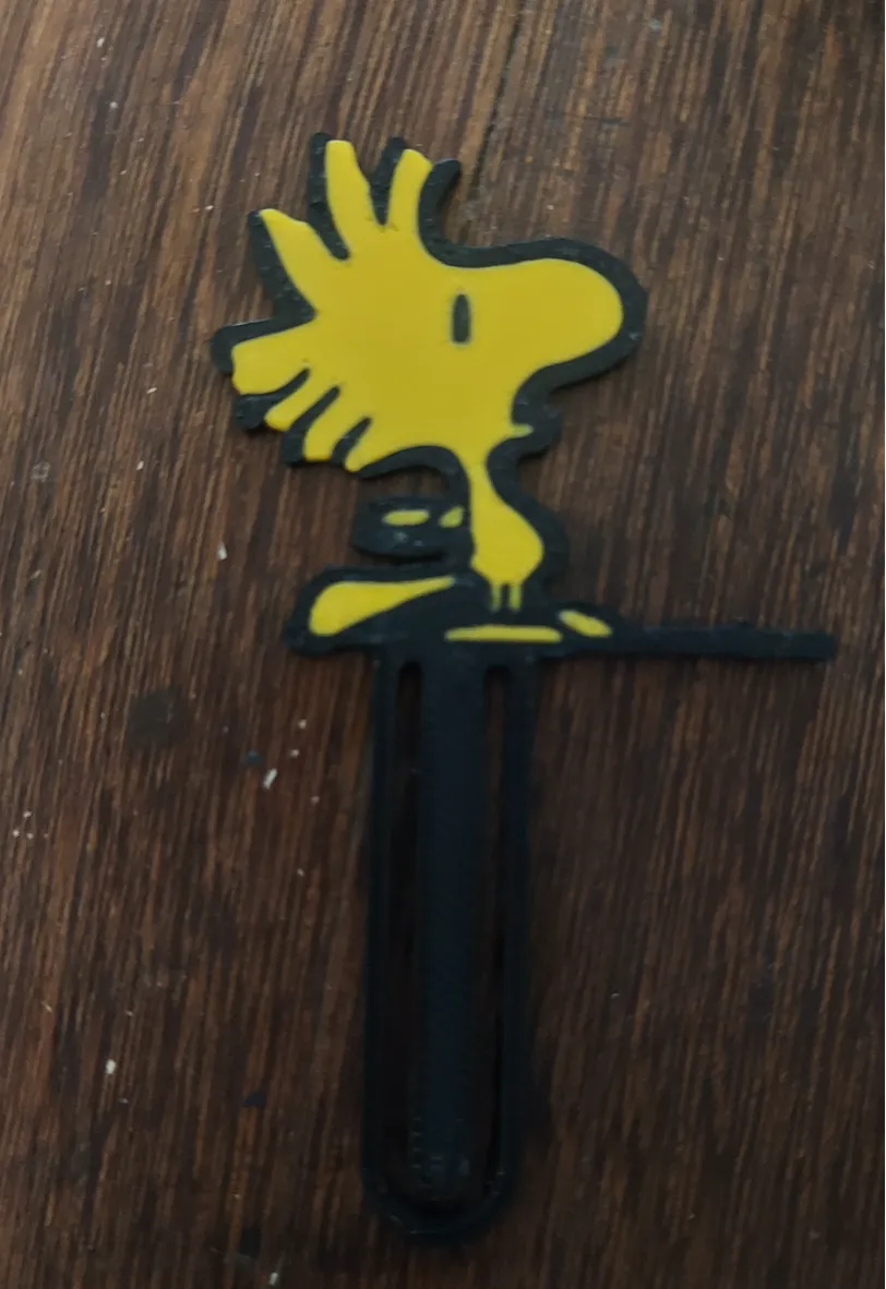 Woodstock_Snoopy Bookmark by RandomGuy - MakerWorld