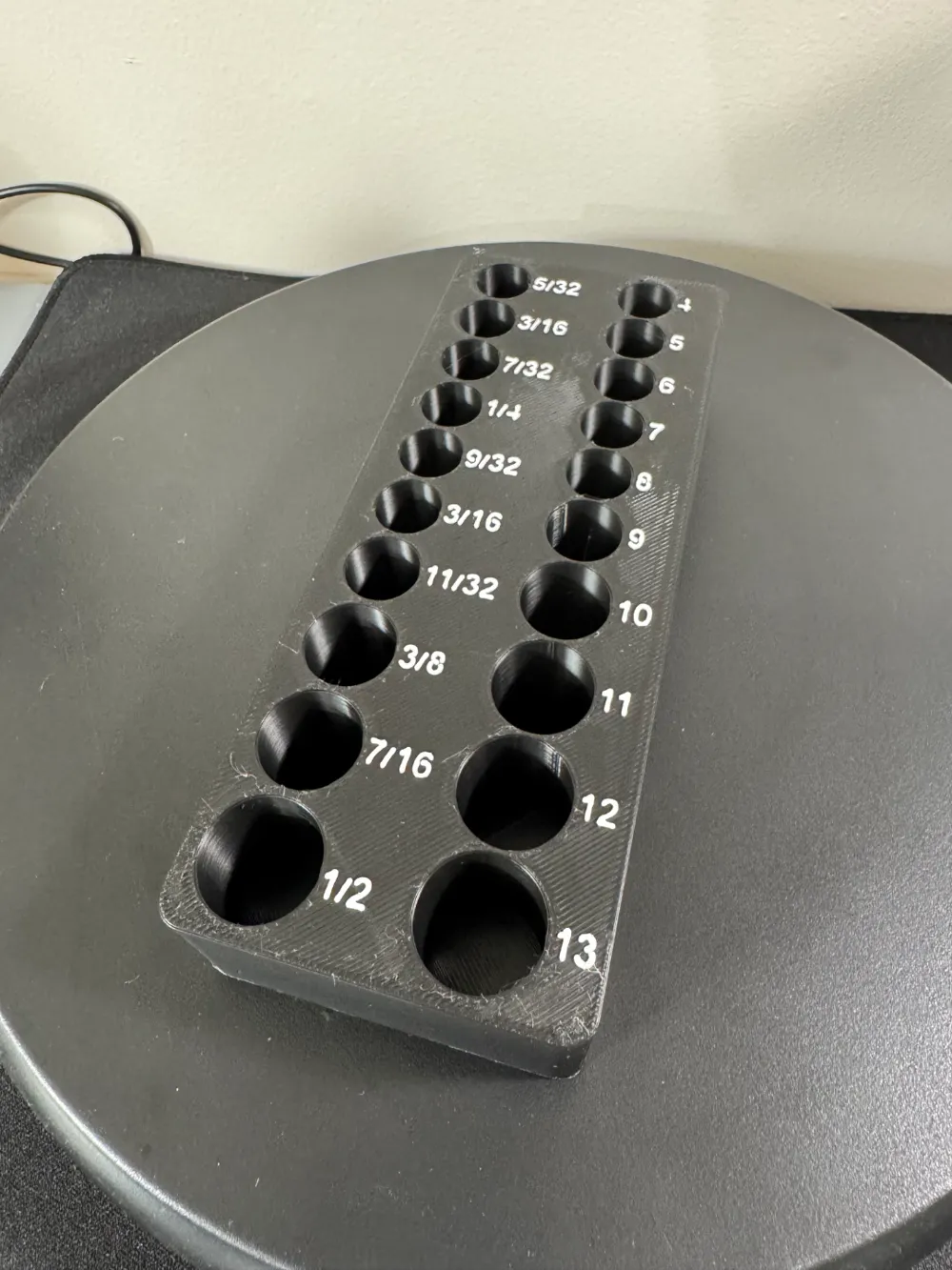 Deep Well 1/4" Socket Holder by baldconn - MakerWorld