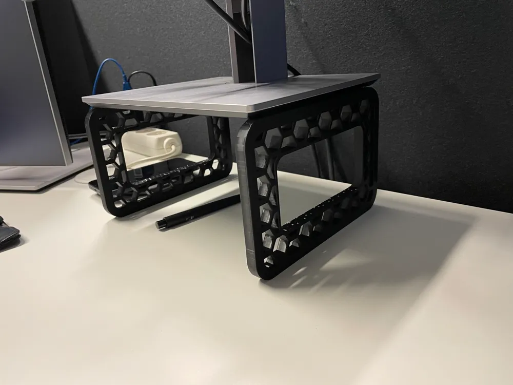 Simple Monitor Riser by Krookr - MakerWorld