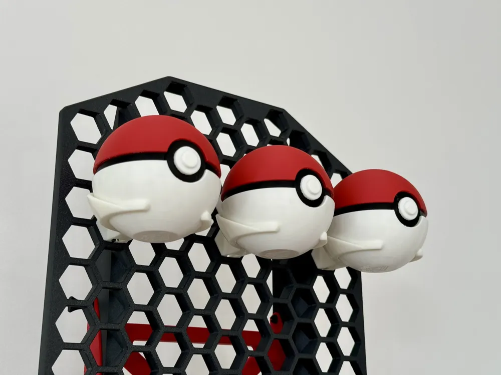 KYZ HSW Ball Holders - 6 Sizes - Pokeball Stand by KYZ Design ...