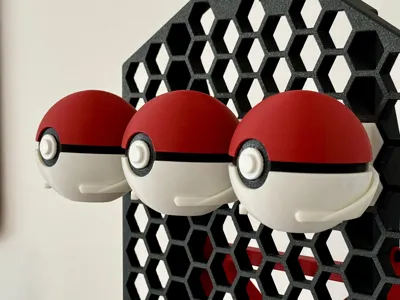 KYZ HSW Ball Holders - 6 Sizes - Pokeball Stand by KYZ Design ...