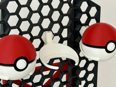 KYZ HSW Ball Holders - 6 Sizes - Pokeball Stand by KYZ Design ...