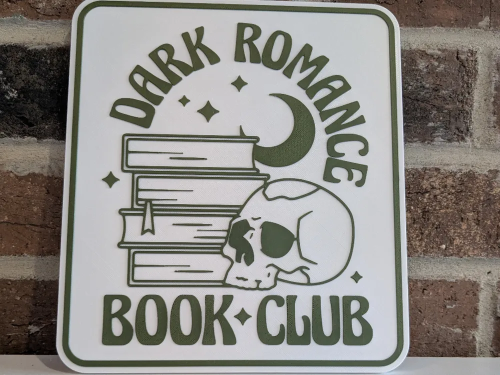 Dark Romance Book Club Sign by GoatMa$ter MakerWorld: Download Free 3D ...