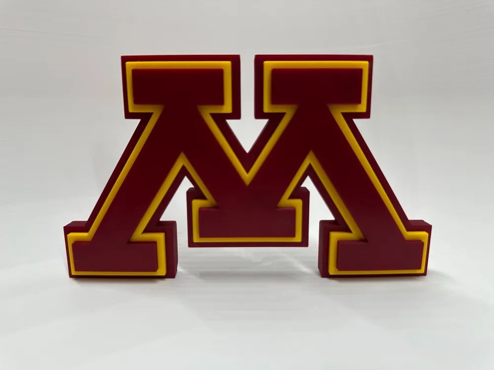Minnesota Golden Gophers Logo 1986 - Free 3D Print Model - MakerWorld