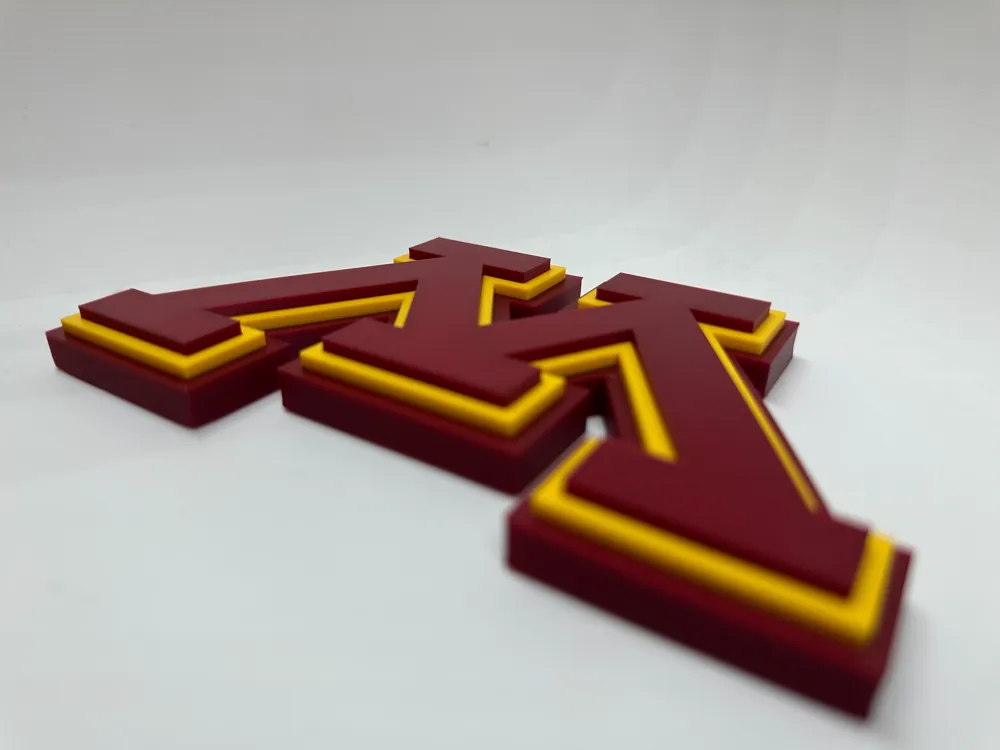 Minnesota Golden Gophers Logo 1986 - Free 3D Print Model - MakerWorld
