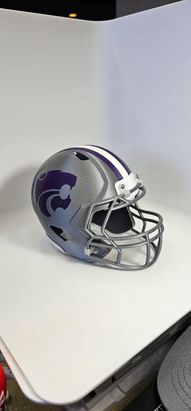 Kansas State Wildcats Football Helmet - Free 3D Print Model - MakerWorld