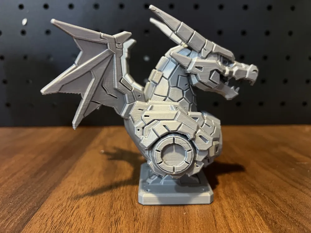 Mecha Pokemon Series - Charizard Bust statue by AT62 MakerWorld ...