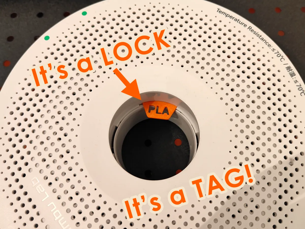 Bambu Lab Spool Lock-Tags - Safety First! - Free 3D Print Model ...